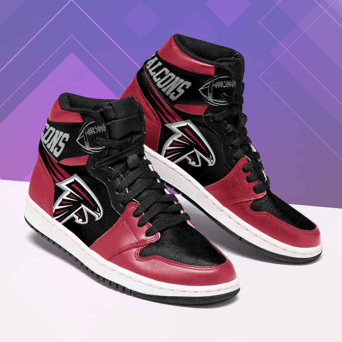 Atlanta Falcons Nfl Football Sneaker Boots - RobinPlaceFabrics